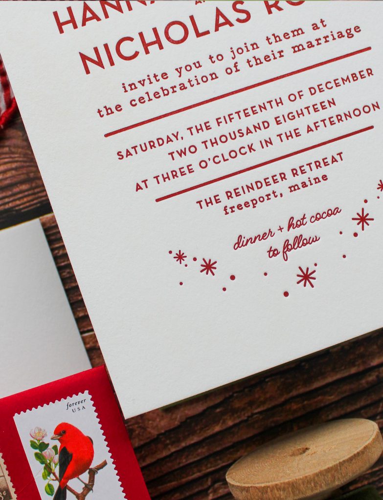 Nordic Hygge Winter Wedding – The Chatty Press Custom Design Co.