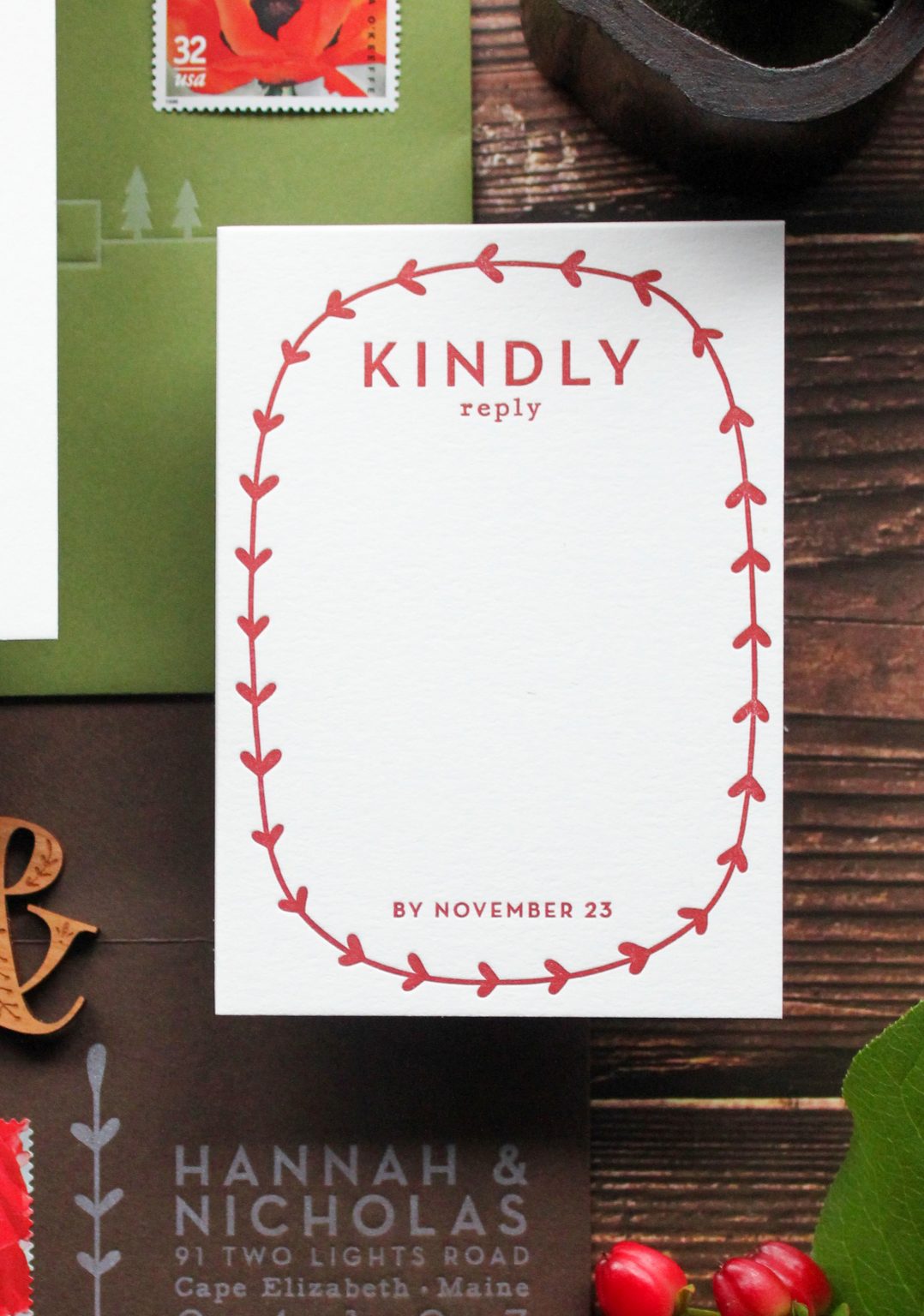 Nordic Hygge Winter Wedding – The Chatty Press Custom Design Co.